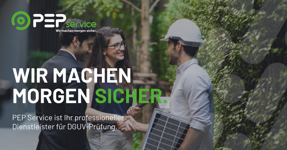 PEP Service - DGUV V3 Prüfservice